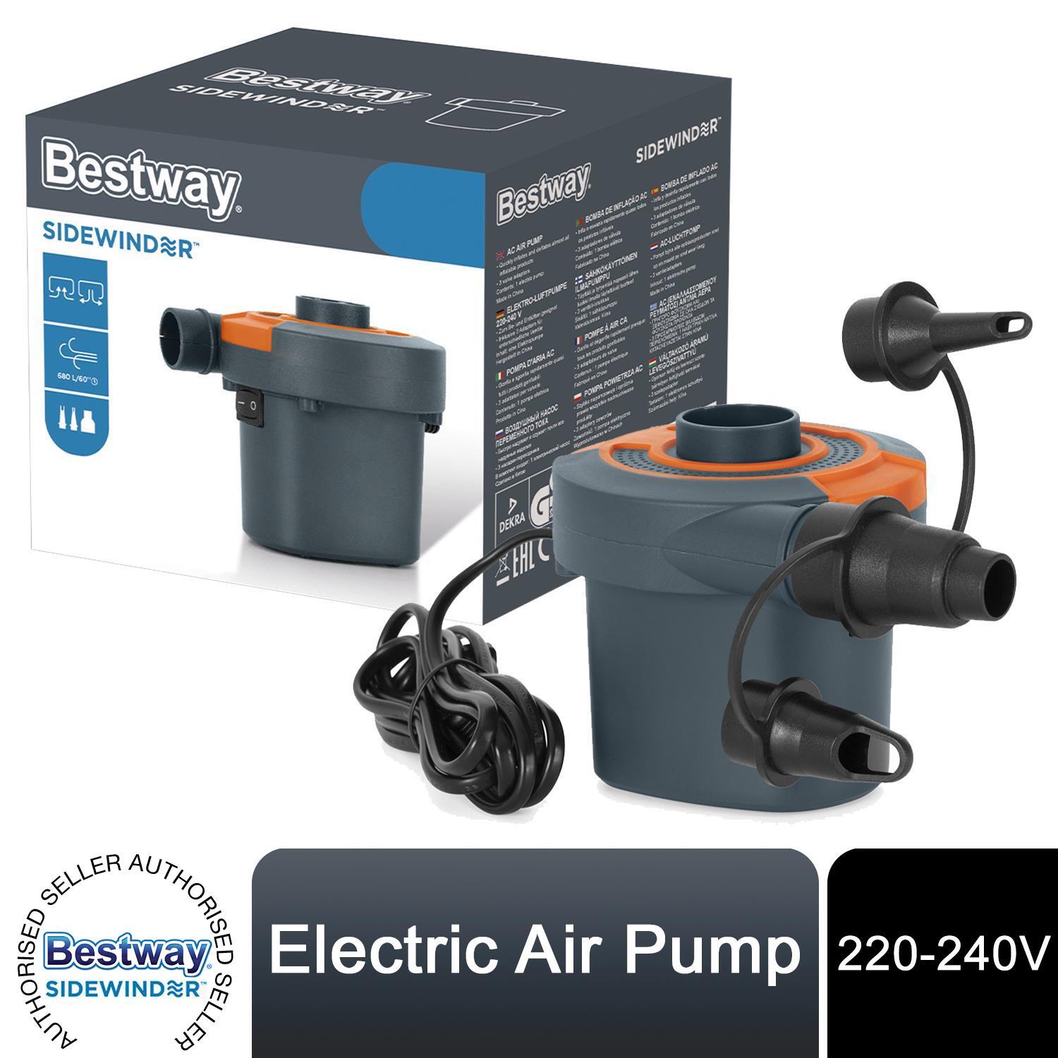 Bestway Sidewinder AC Powered Air Pump, 220-240V