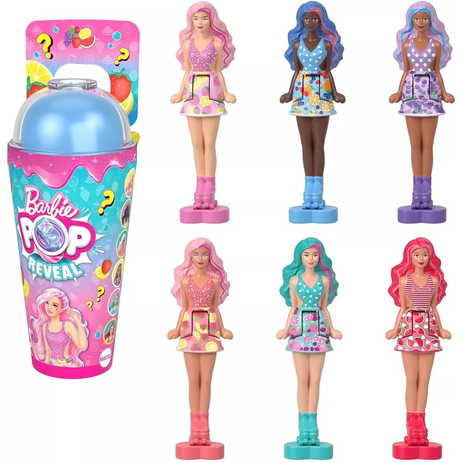 Mini BarbieLand 1.5-inch Pop Dolls Surprise Sensory Reveal