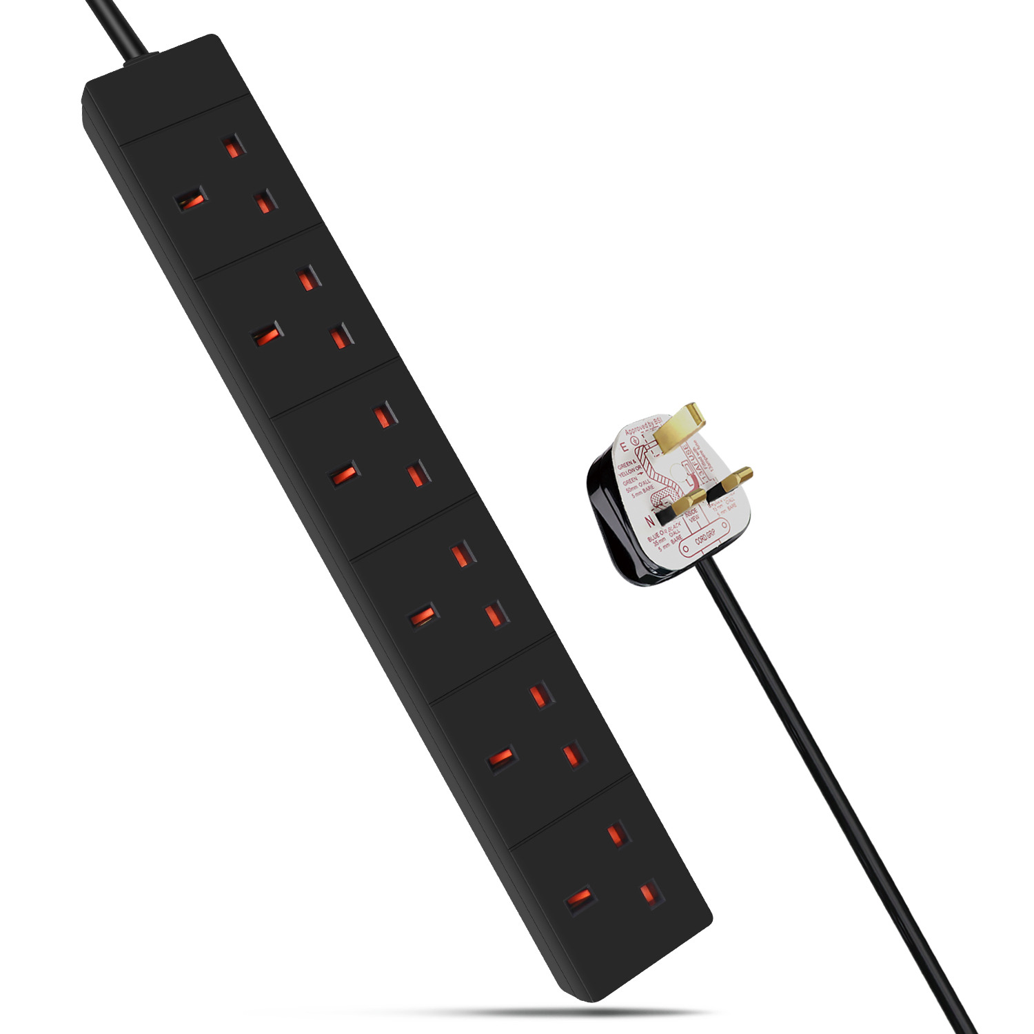 6 Way Extension Leads