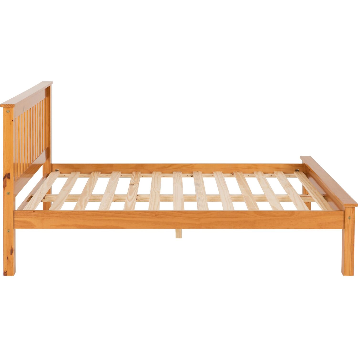 Monaco 4'6" Double Bed Frame - Low Foot End