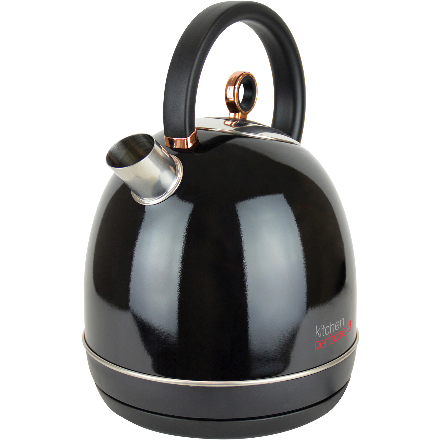 1.7L Domed Kettle Black Rose Gold
