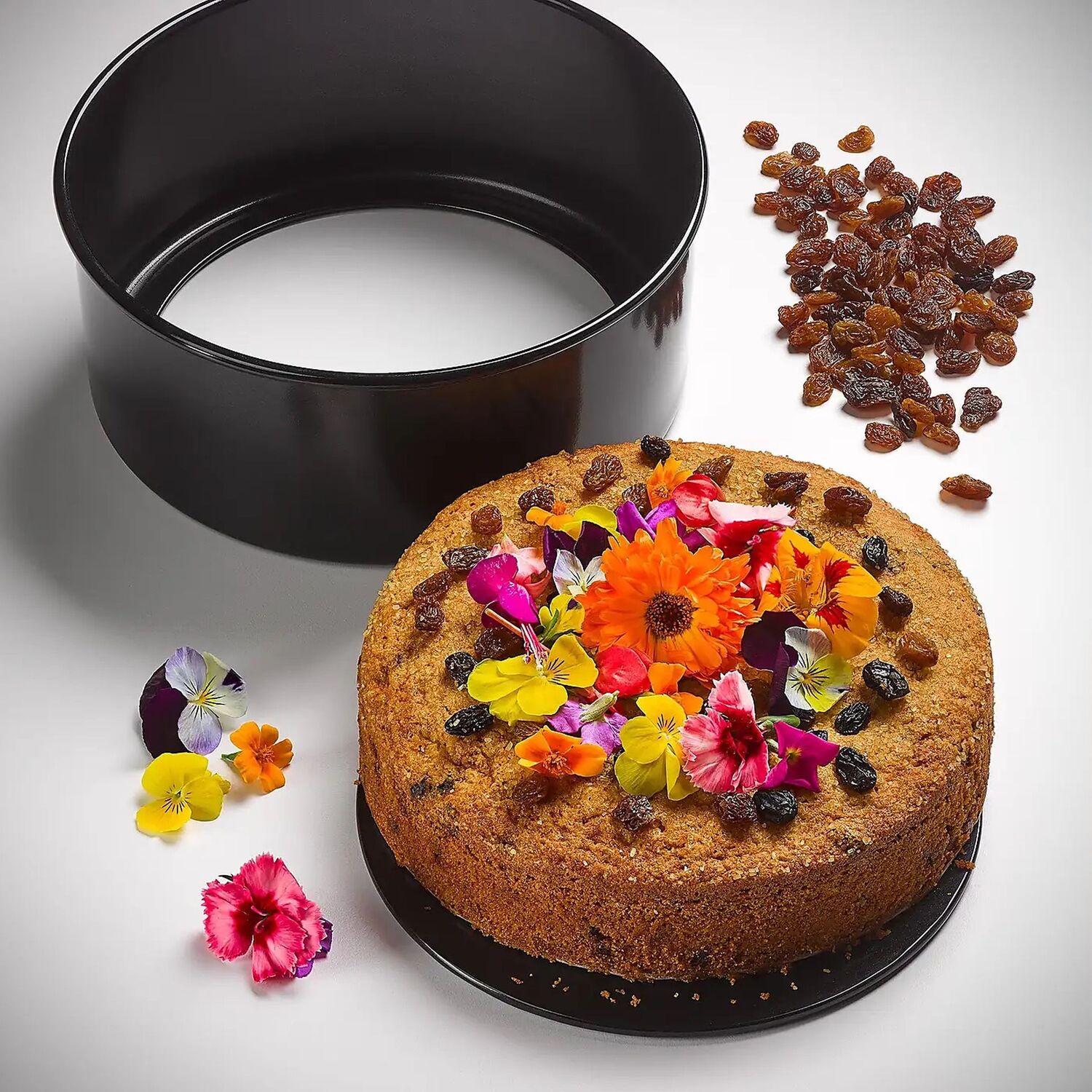 Wham 8 Inch Loose Bottom Round Cake Tin Deep Non Stick Baking Tin 19.5 ...