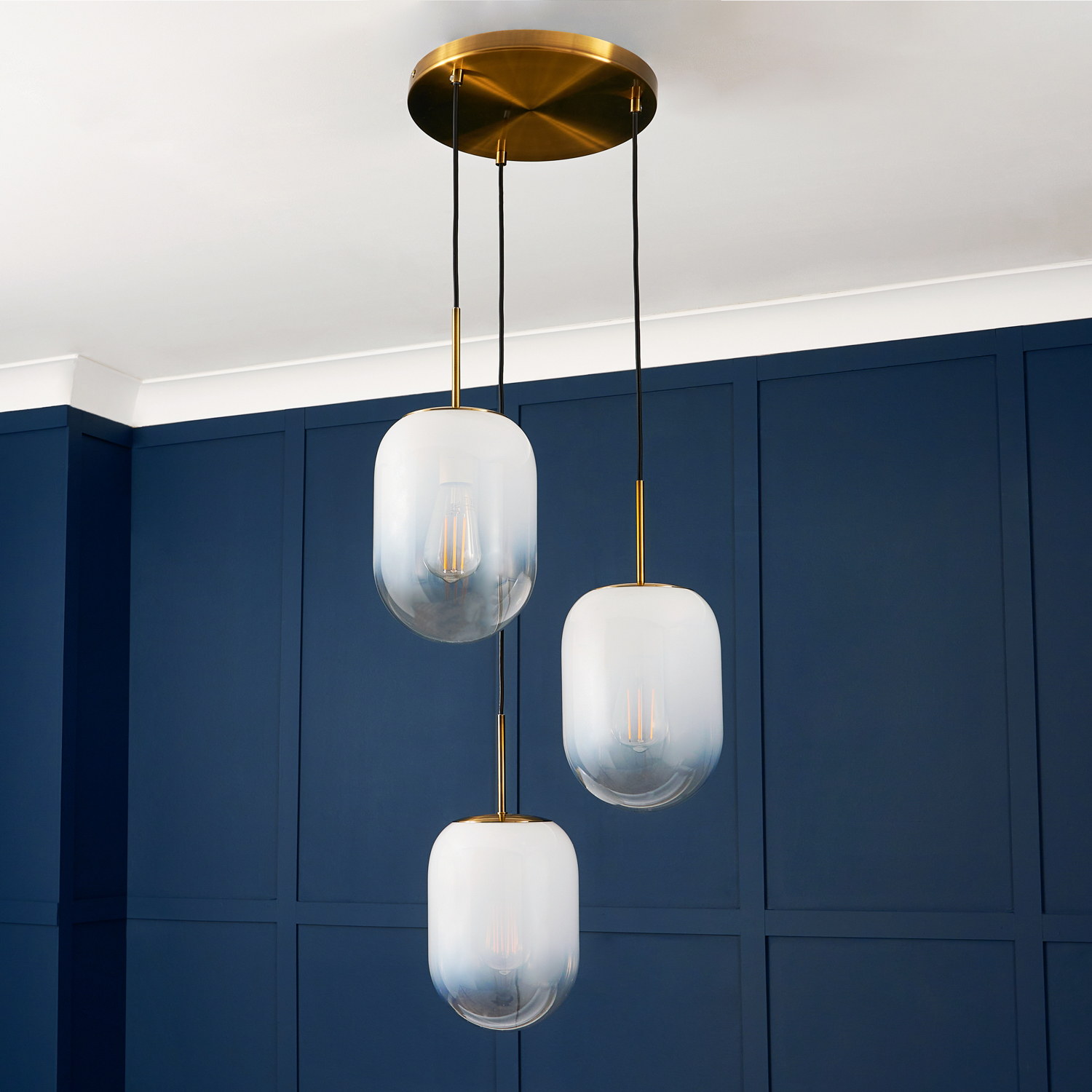 Visconte Scala 3 Light Ceiling Cluster Pendant