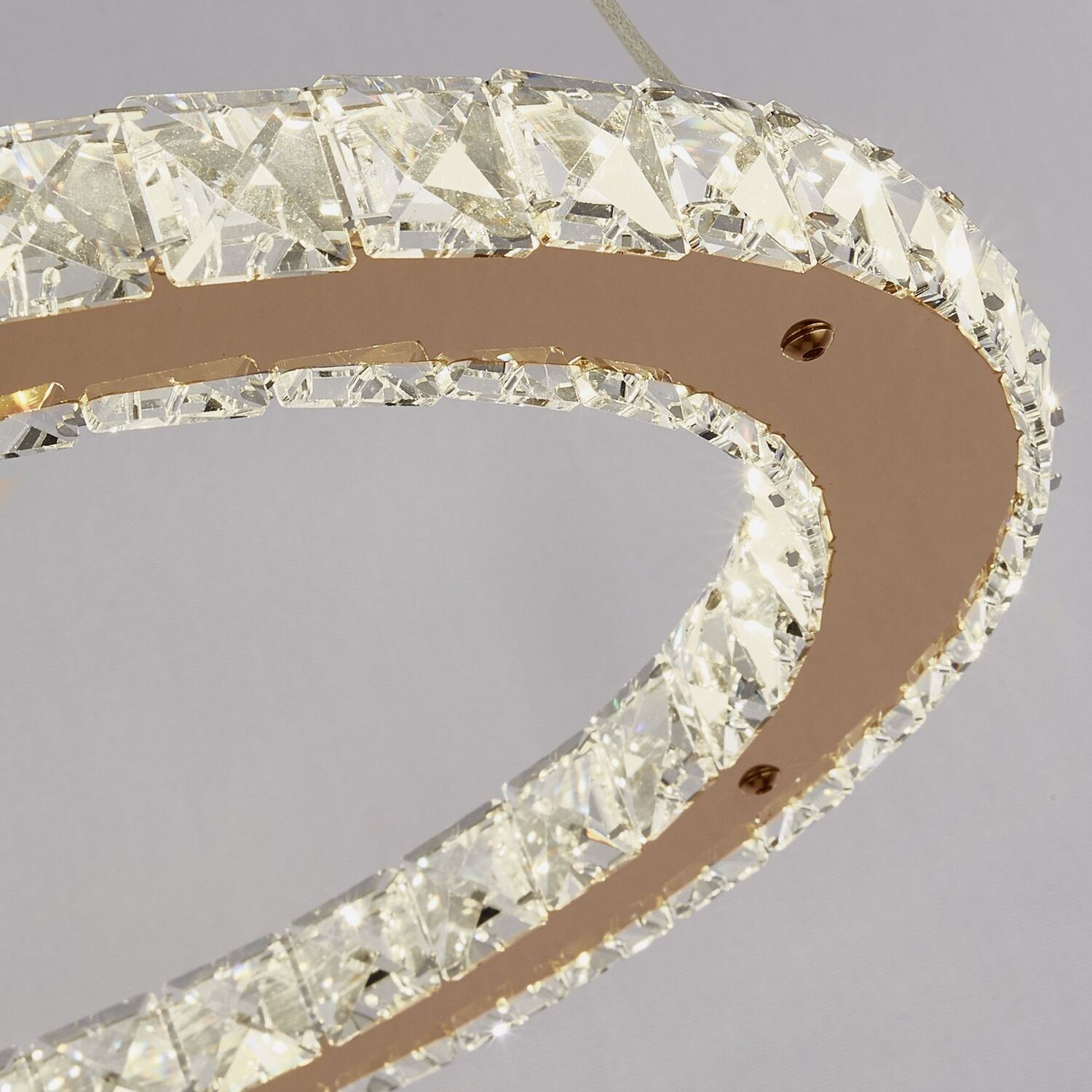 Rose Gold Ring LED Light