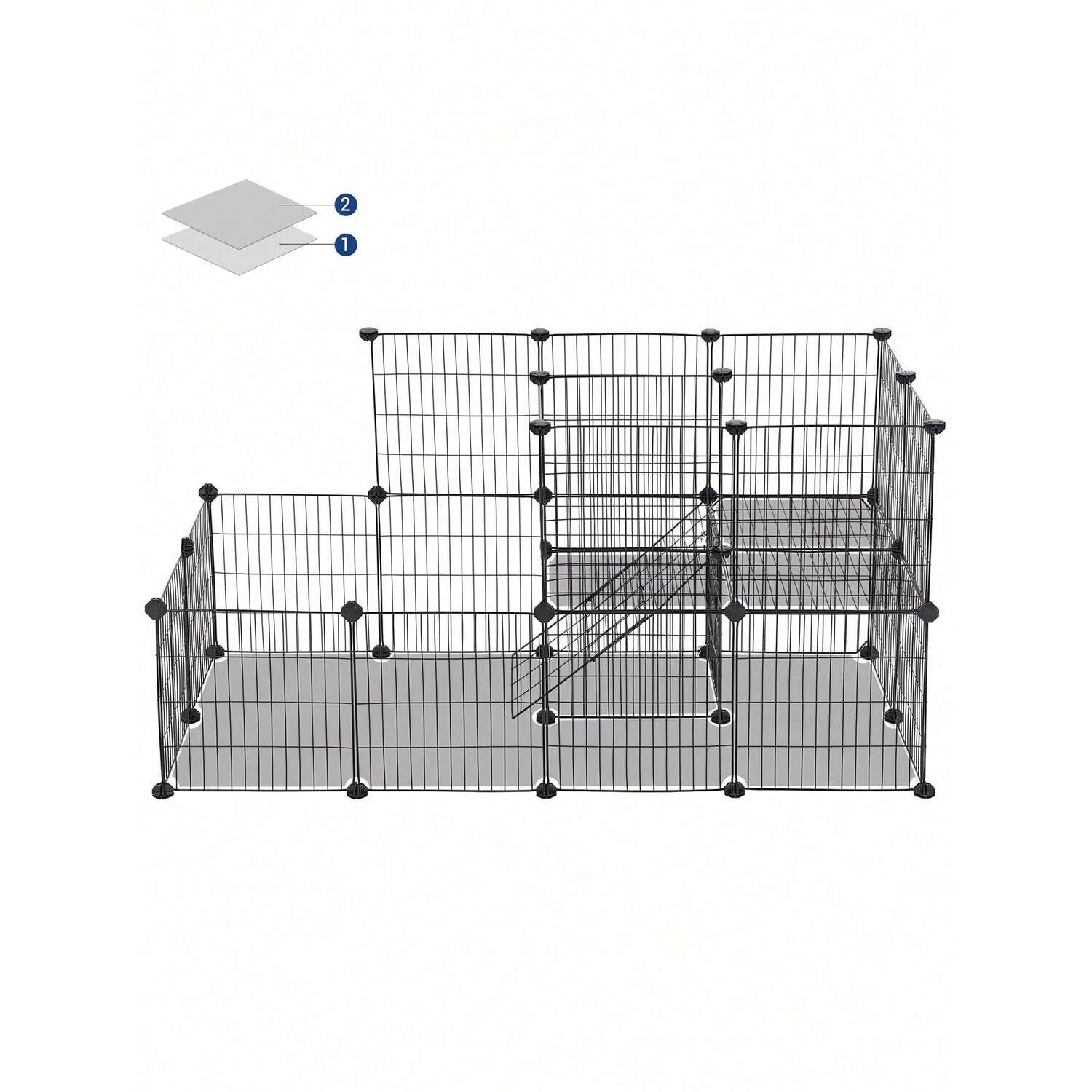 SONGMICS Modular Pet Enclosure for Small Animals