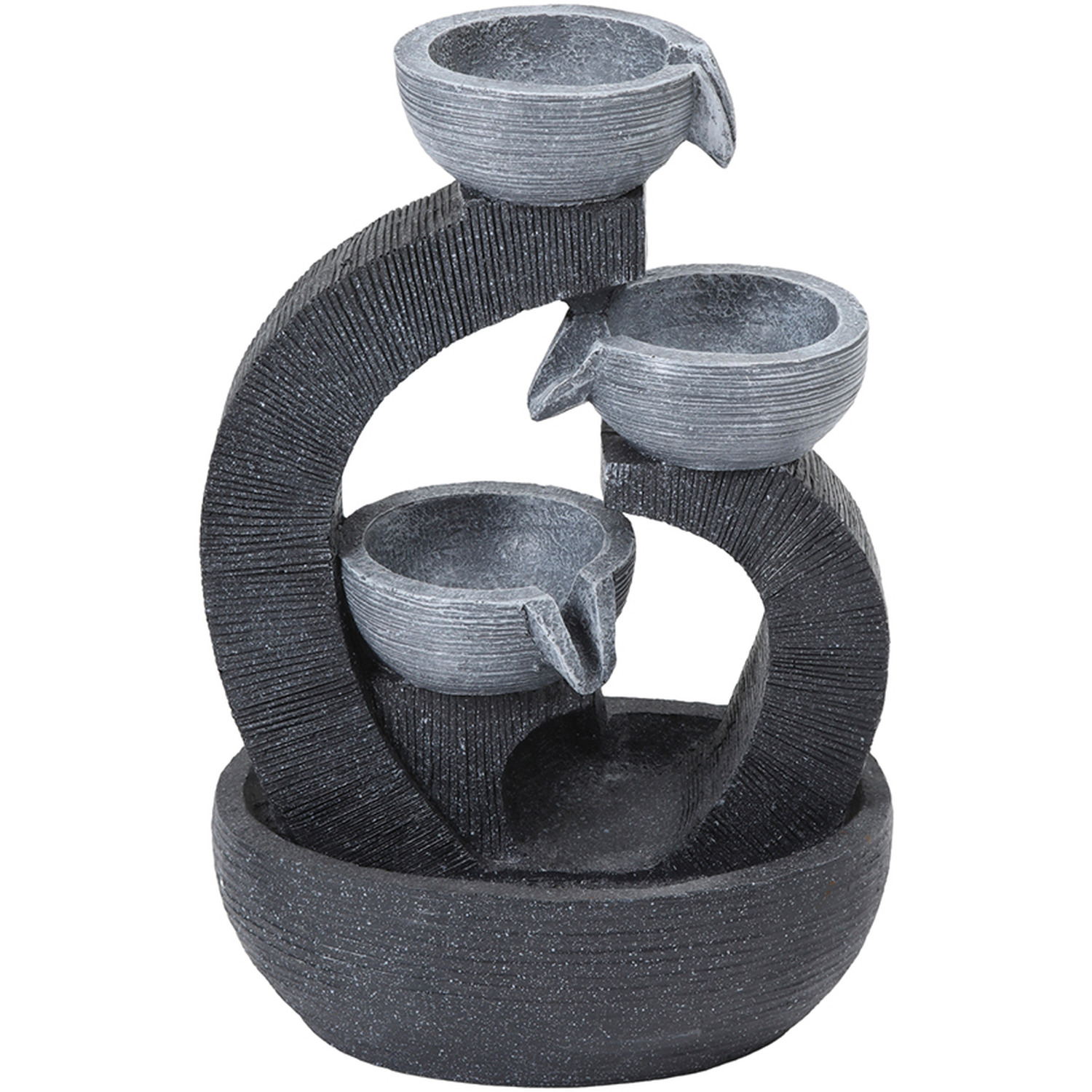 Solar Powered Outdoor Bowl Water Feature
