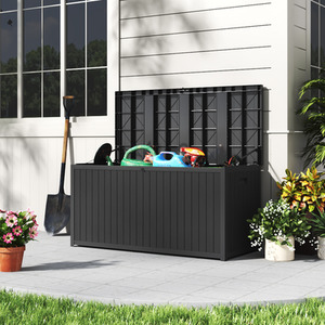 HomeScape Garden Storage Waterproof Box with Lockable Lid