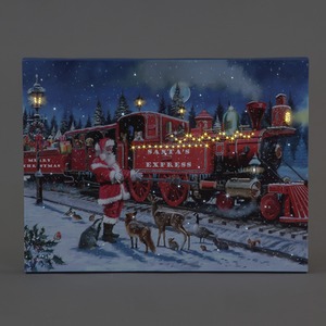 Santa Express Canvas