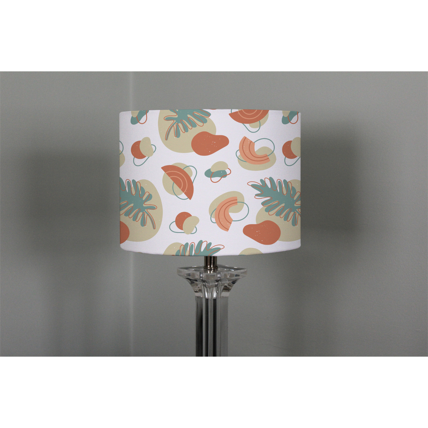 Line Art And Botanical Elements Designer Lamp Ceiling Stylish Shade