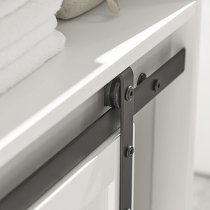 Modern Under Sink Cabinet with Sliding Door