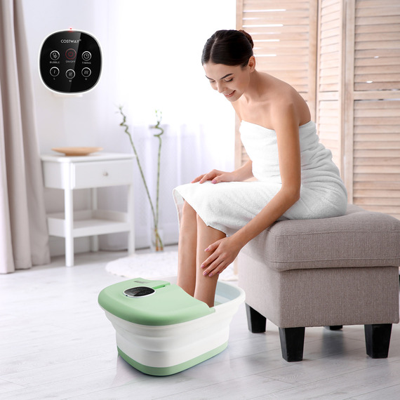 Folding Foot Bath Massage Bubble Foot Spa Basin