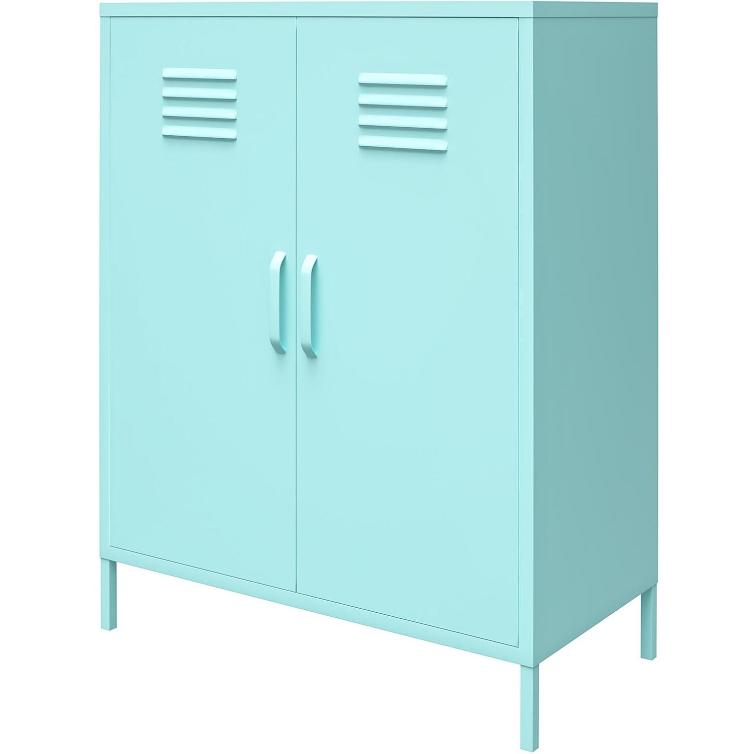 Cache metal locker with 2 doors
