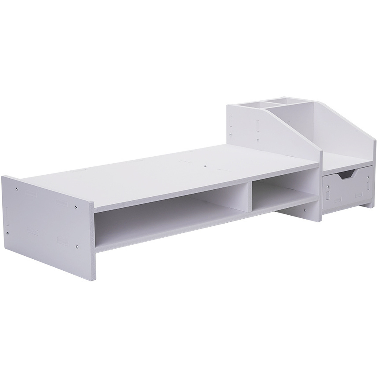 PVC Multifunctional Monitor Stand Riser with Storage