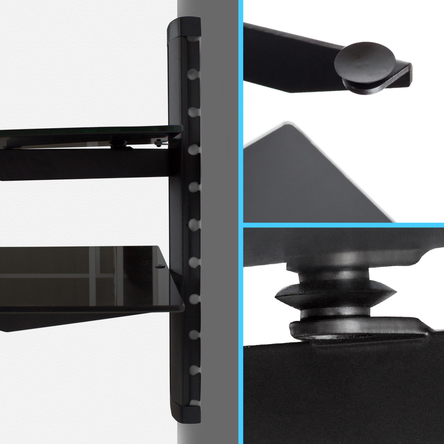 Floating Shelves With 2 Tiers Model 3