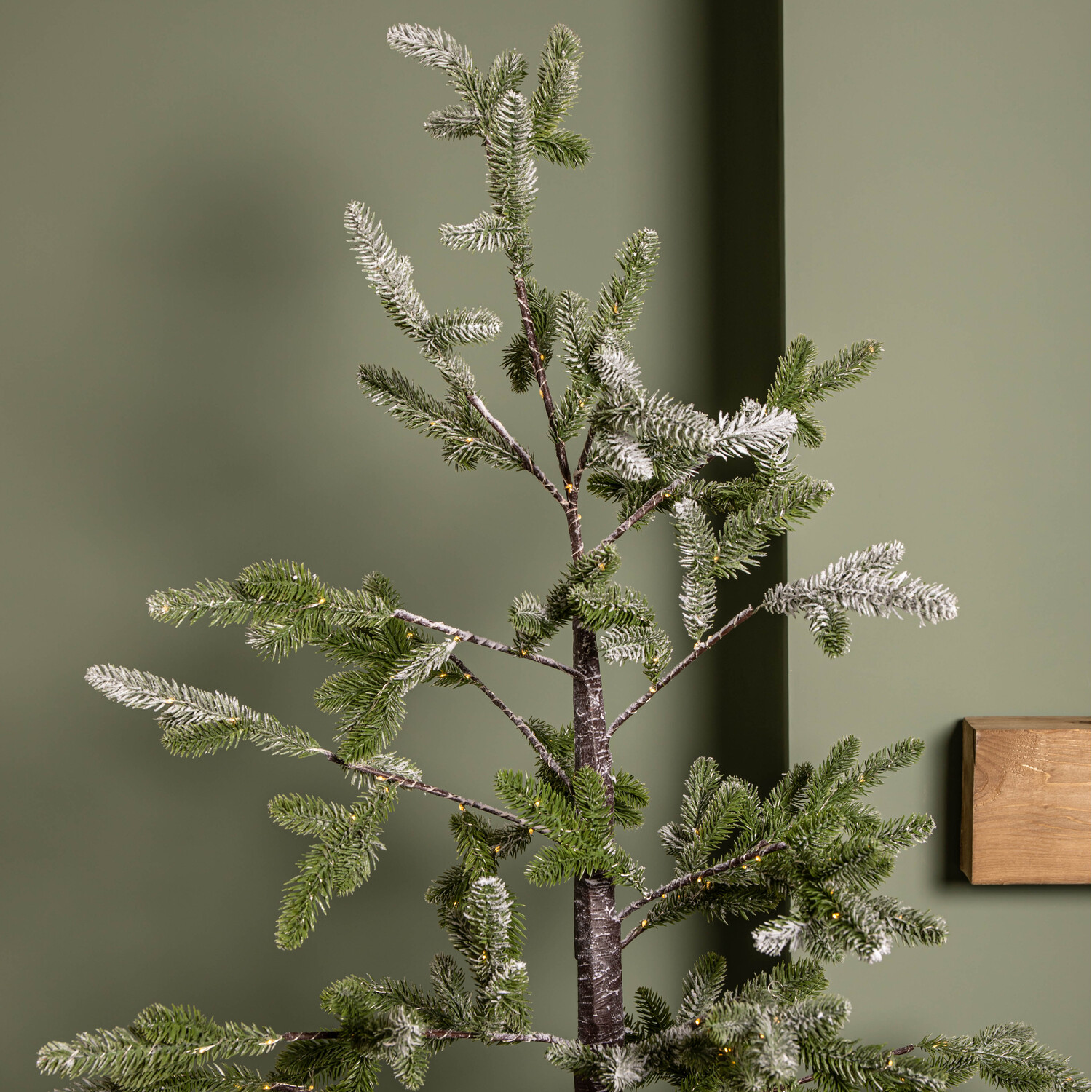 Snow Christmas Tree with 312 Warm White LEDs