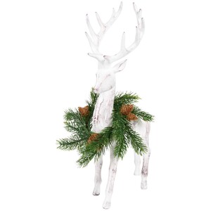 Rustic Stag with Wreath
