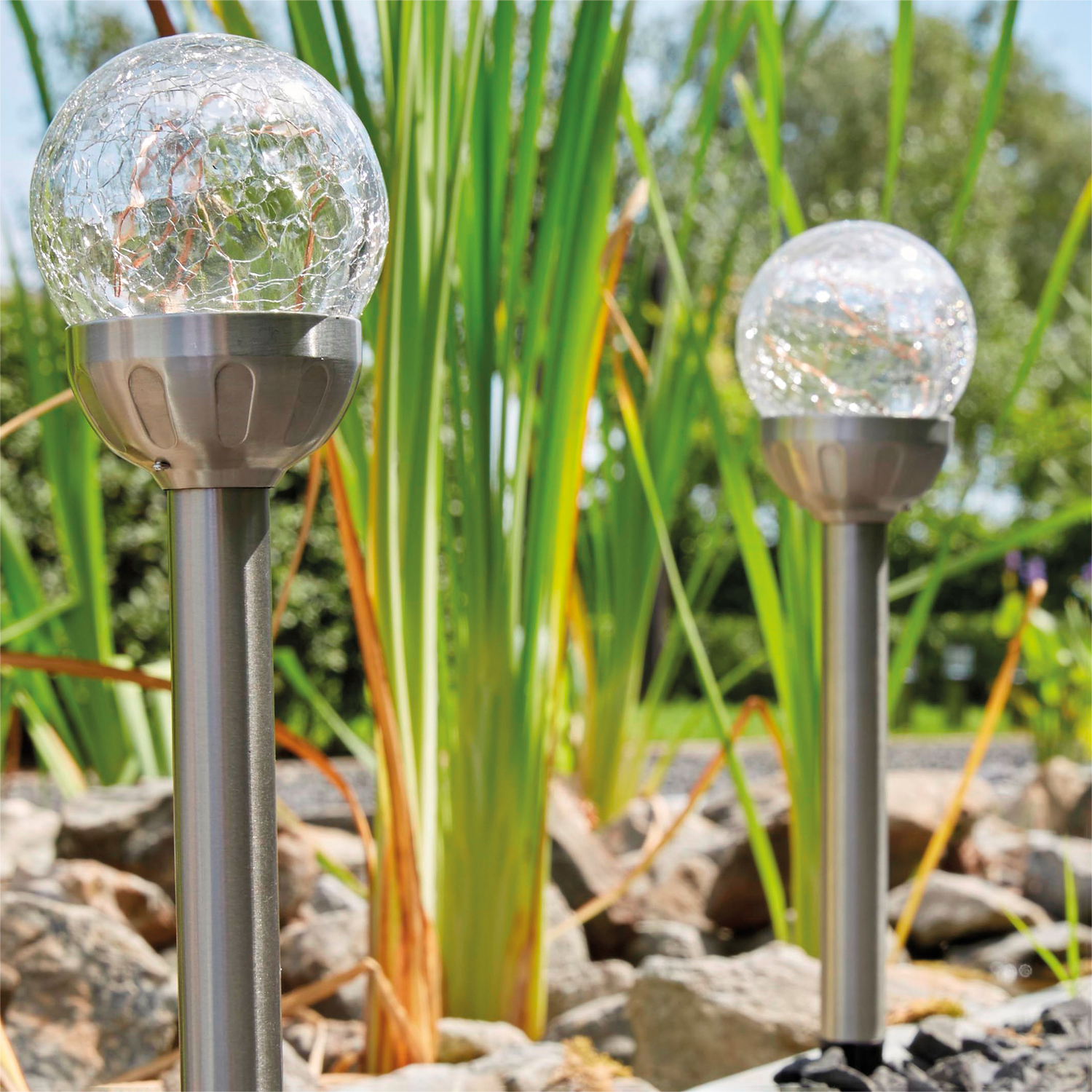 Luxform Merengue Solar Spike Light (Pack of 4)