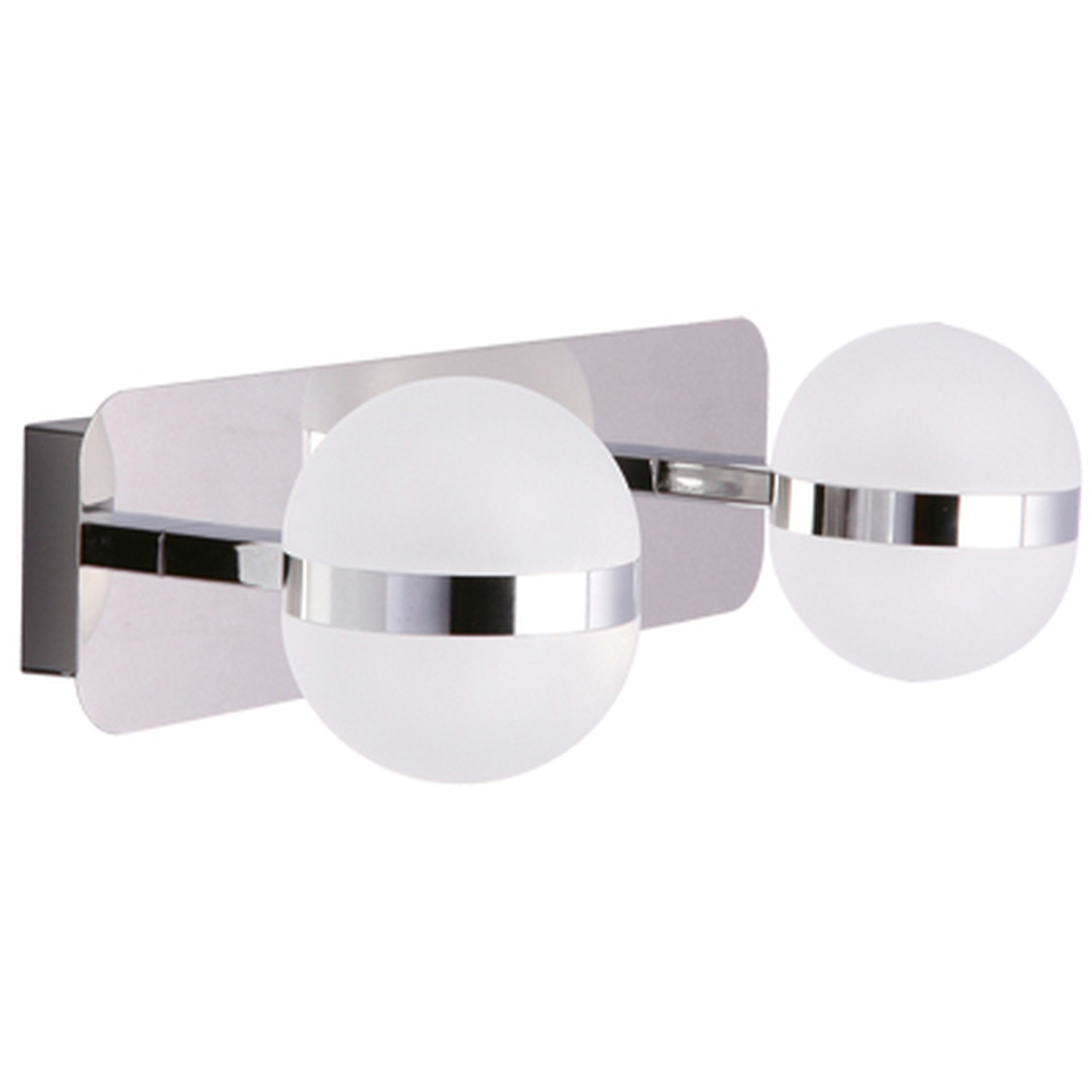 GABI Chrome Twin IP44 Bathroom Wall Light 12W