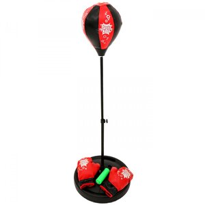 Kids Freestanding Punching Bag Ball Boxing Set with Gloves