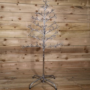 Warm LED Christmas Tree Metal Frame Light Up Silhouette