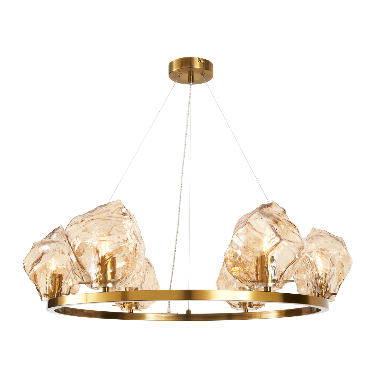 Visconte Portici Ceiling Pendant with Glass Shades