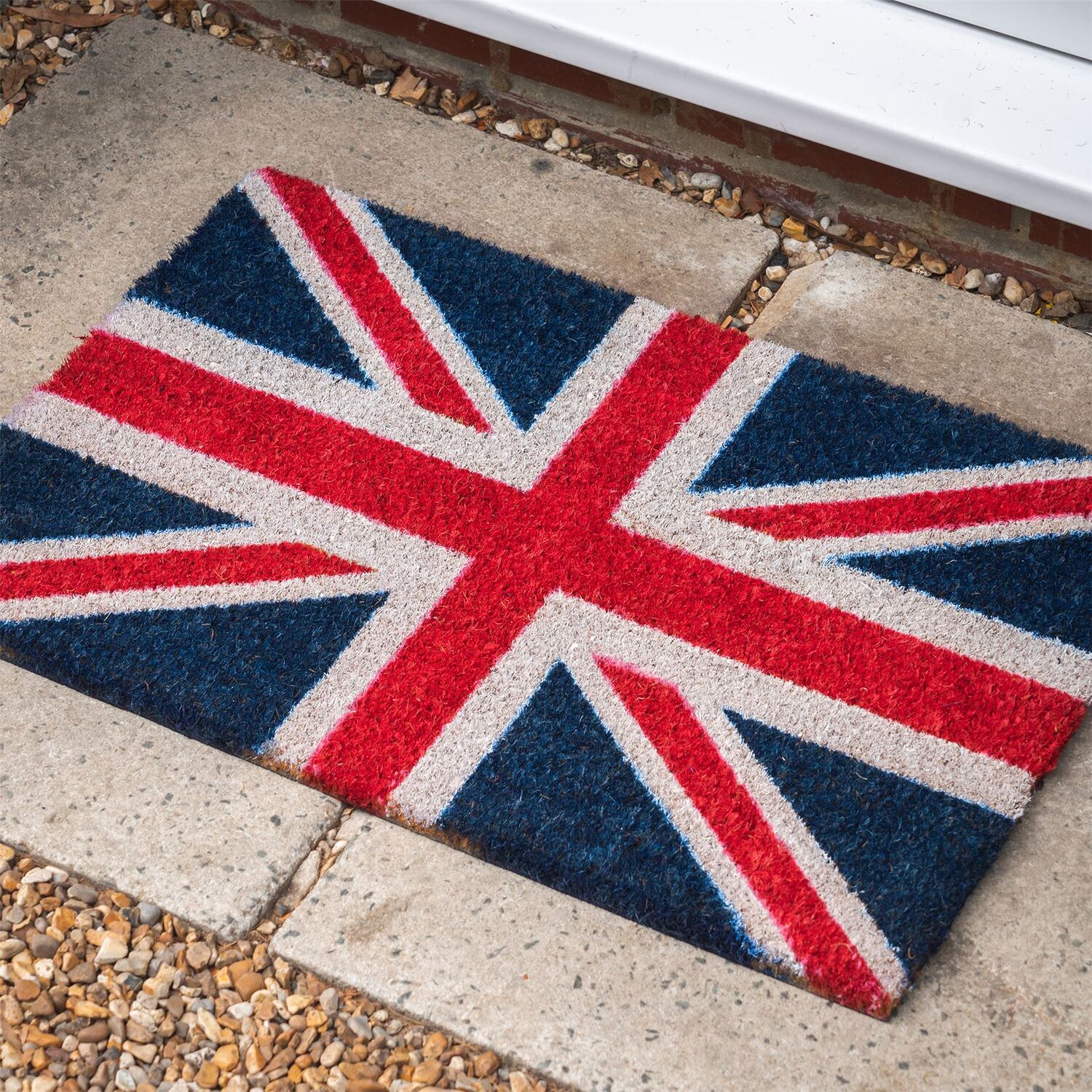 Nicola Spring Coir Door Mats - 60 x 40cm - Union Jack - Pack of 2