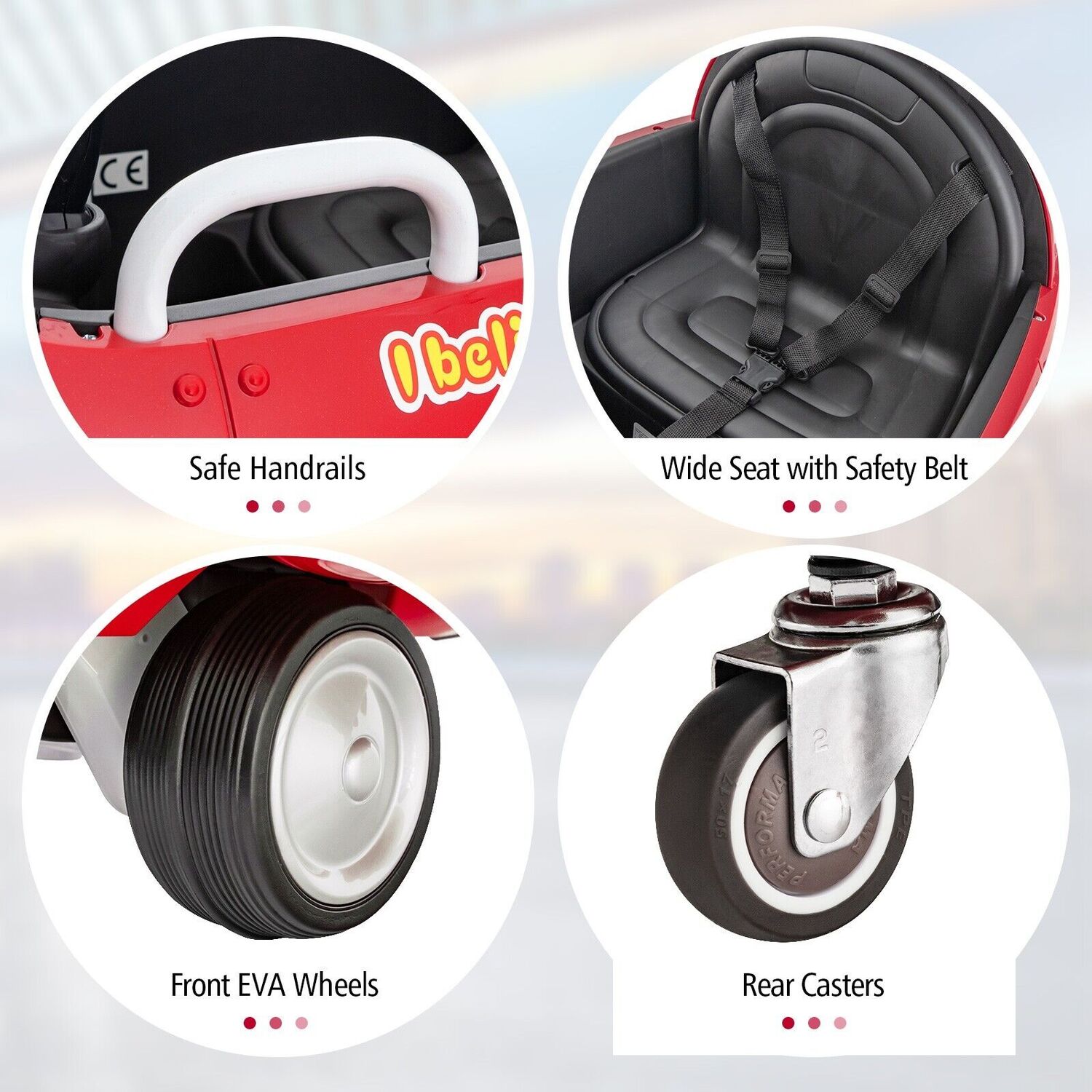 Kids Ride On Plane Car Toy Electric Airplane