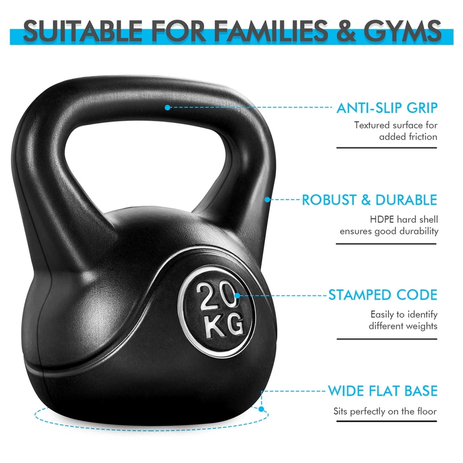 Training Kettlebell for Home Gym Fitness