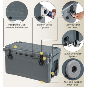 28L Rotomolded Cooler Insulated Portable Ice Chest