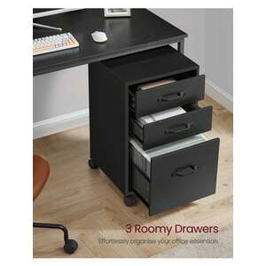 VASAGLE Industrial File Cabinet with 3 Drawers