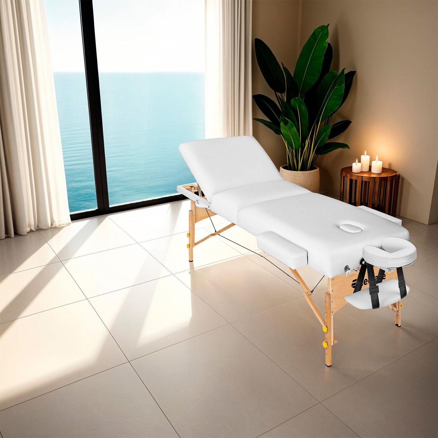 3-Zone Massage Table with Padding Bag