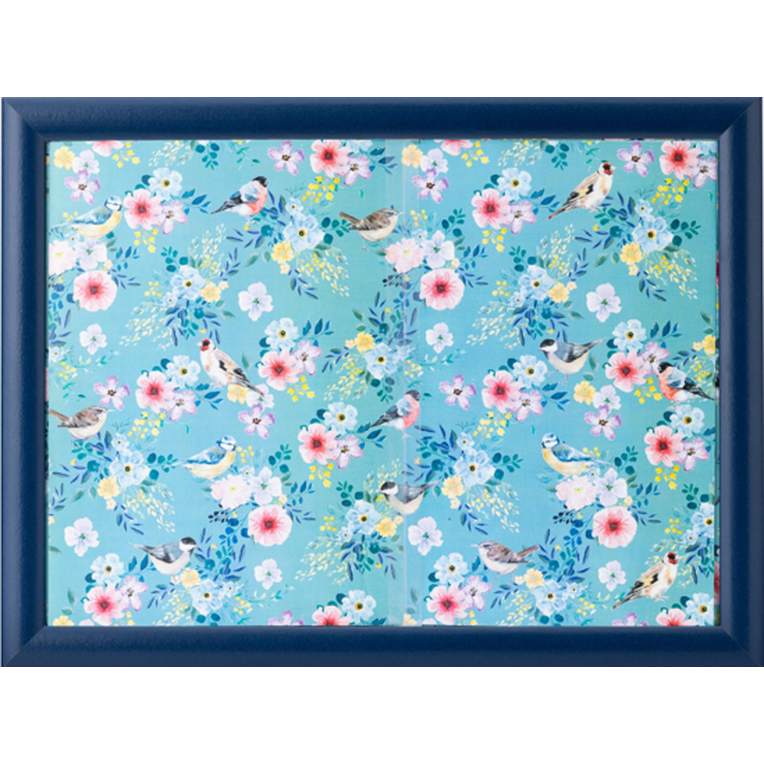 Birds and Flowers Lap Tray With Cushion