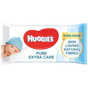 Huggies Pure Extra Care Fragrance-Free Baby Wipes with 99 Percent Pure ...