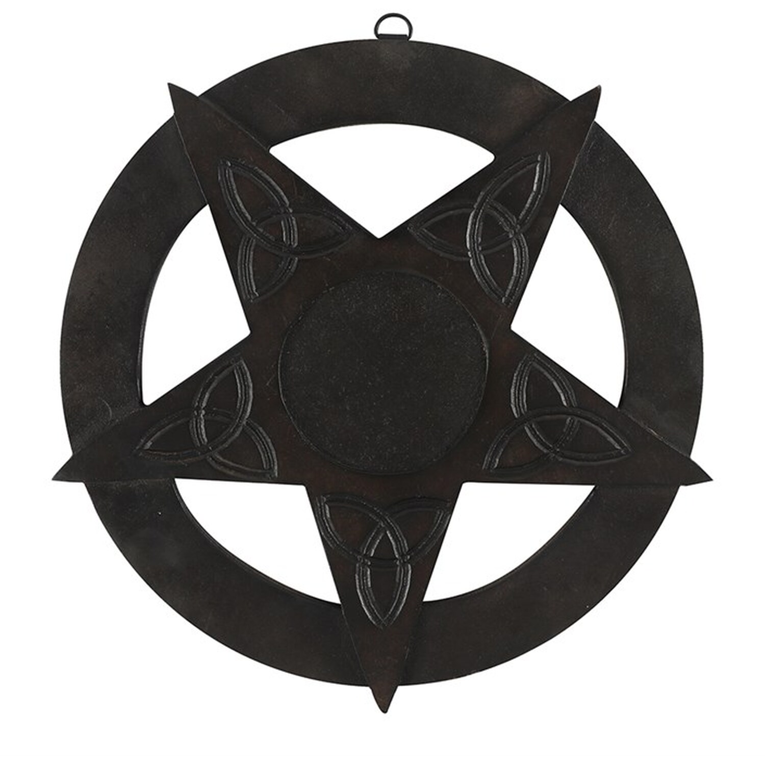12-Inch Wood Pentagram A Symbol of Protection and Power