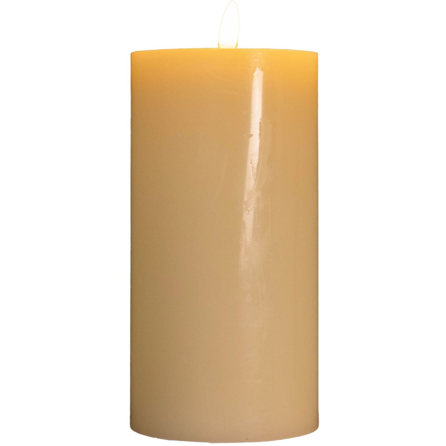 Wax Melted Pool Effect Candle with Warm White LED