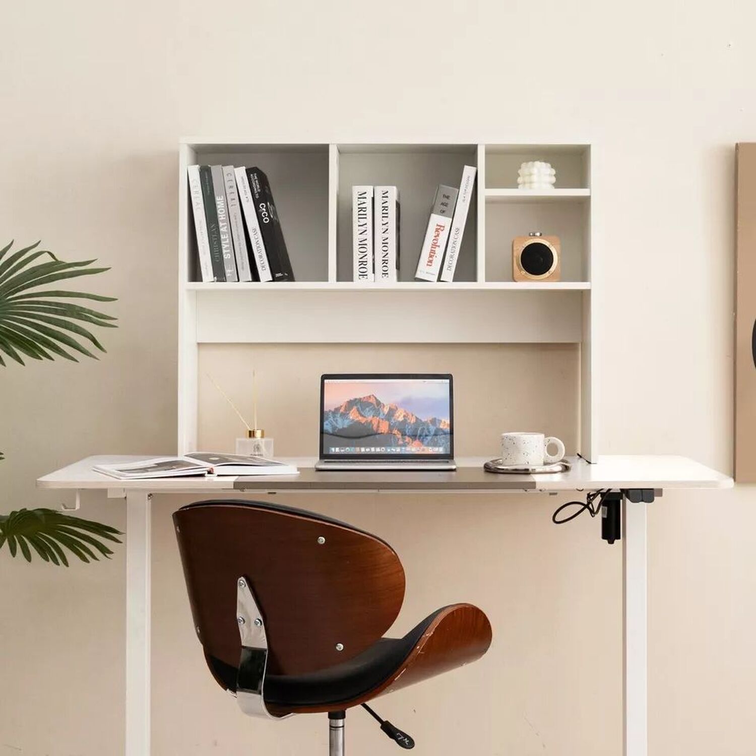 Computer Desktop Bookcase Countertop