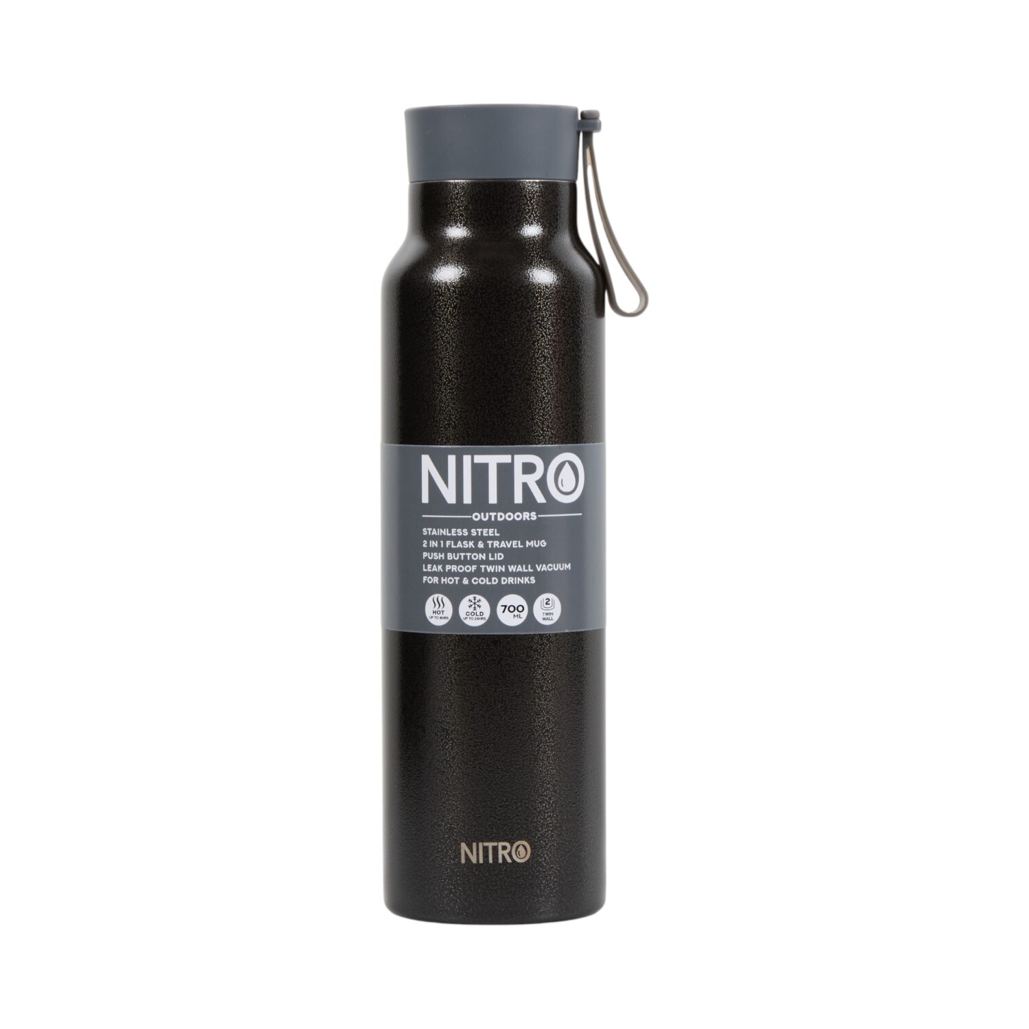 Nitro Stainless Steel Leakproof Bottle with Handle