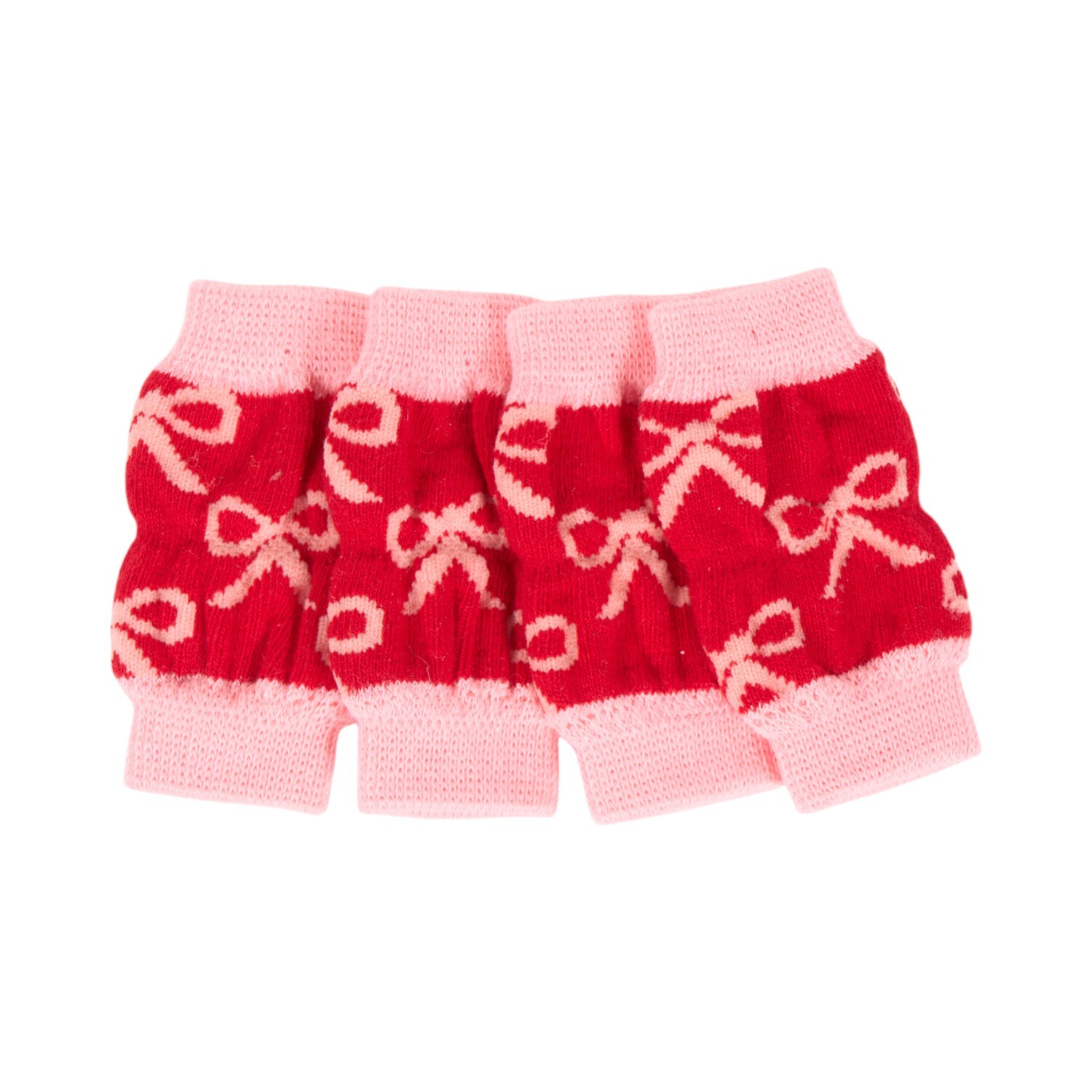 Pack of 4 Bow Dog Leg Warmers