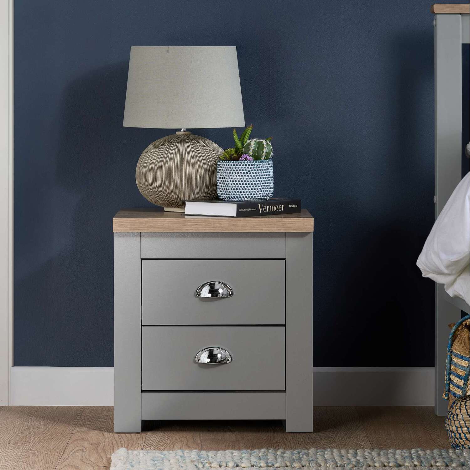 Highgate 2 Drawer Bedside