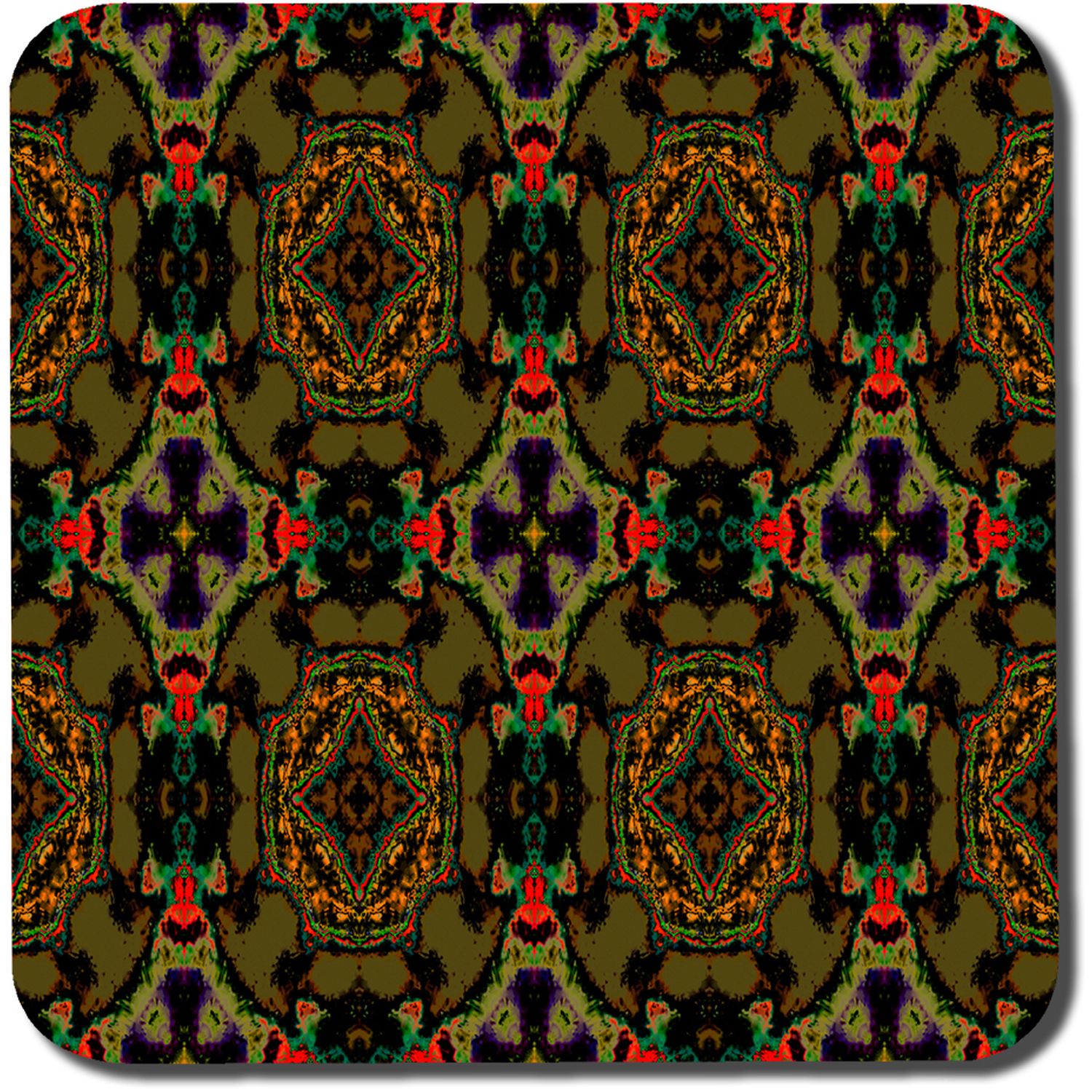 Pakistan Mosaic Paint Coaster