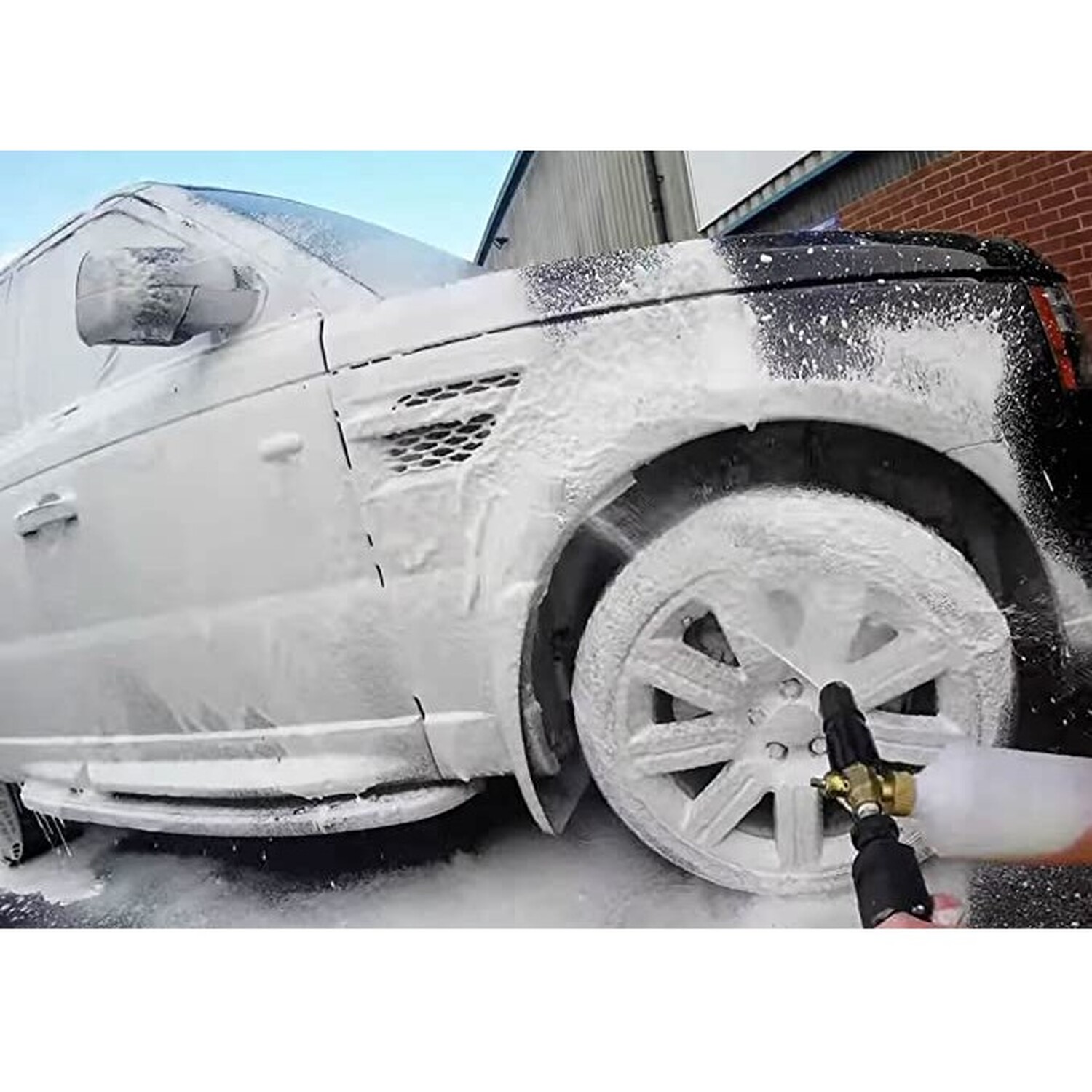 Orange and Cherry Snow Foam with Wax, Super Thick Non-Caustic Foam