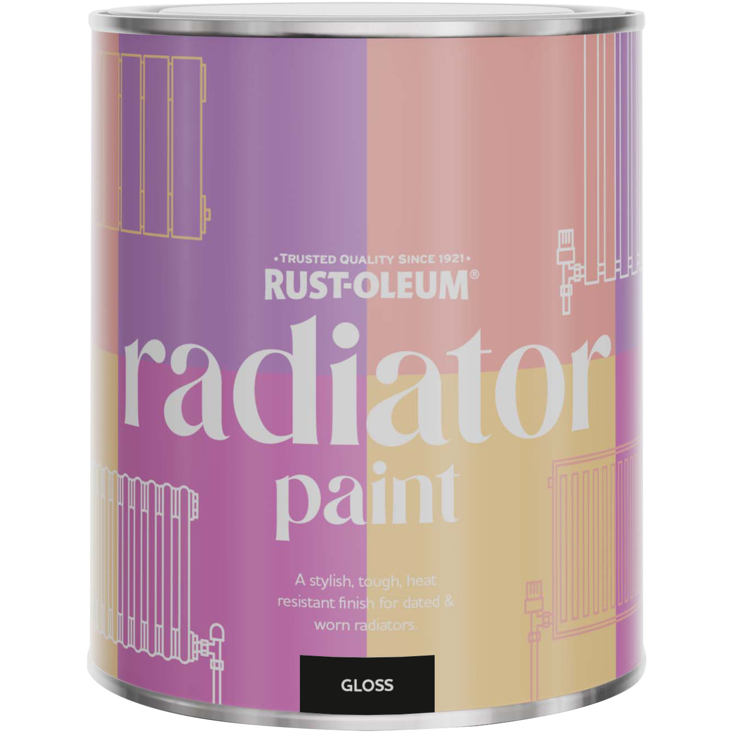 Rust-Oleum Radiator Paint in Gloss Finish - Tea Leaf 750ml