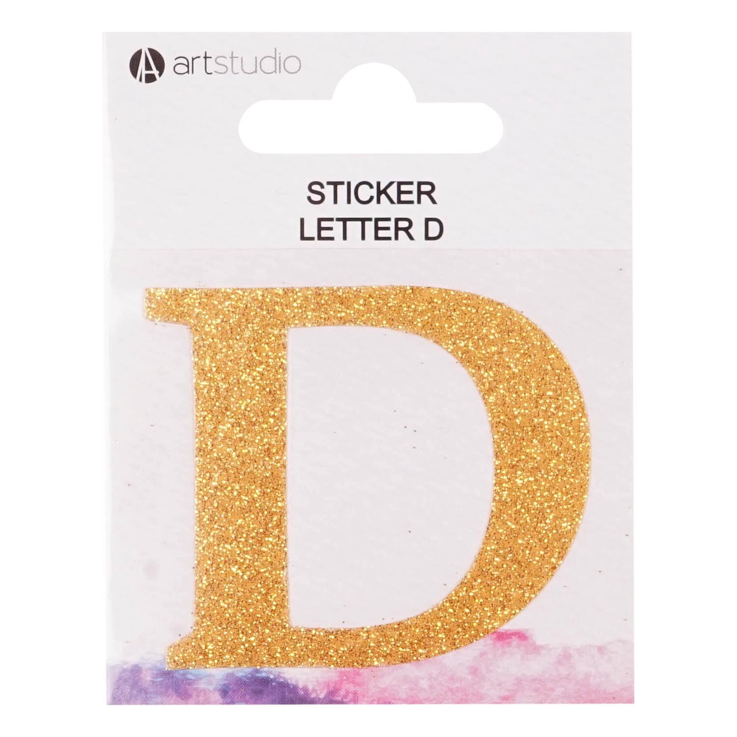 Art Studio Sticker Letter