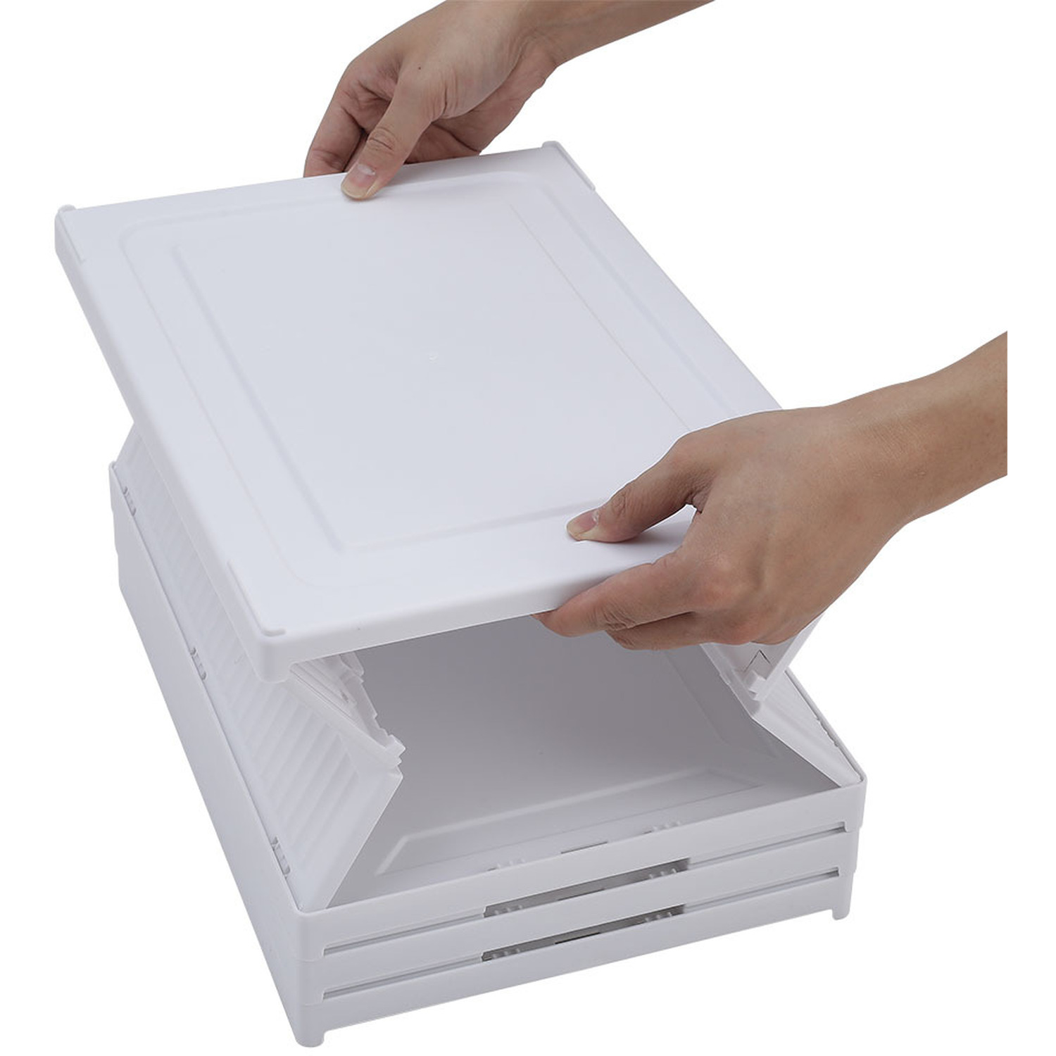3 Tier Foldable Shoe Storage Box Unit