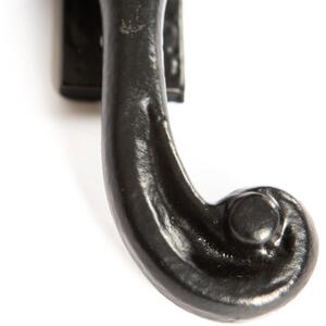 45x110mm Right Handed Rustic Window Fastener Black