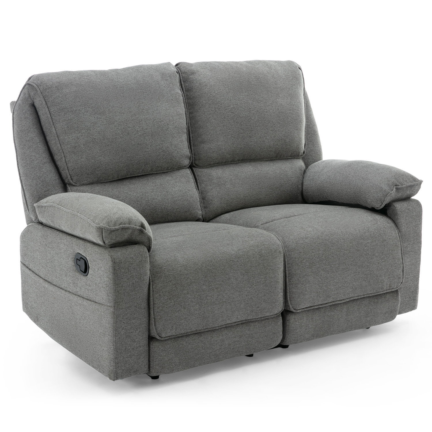 Sydney 2 and 3 Seater Fabric Latch Recliner Sofa Set