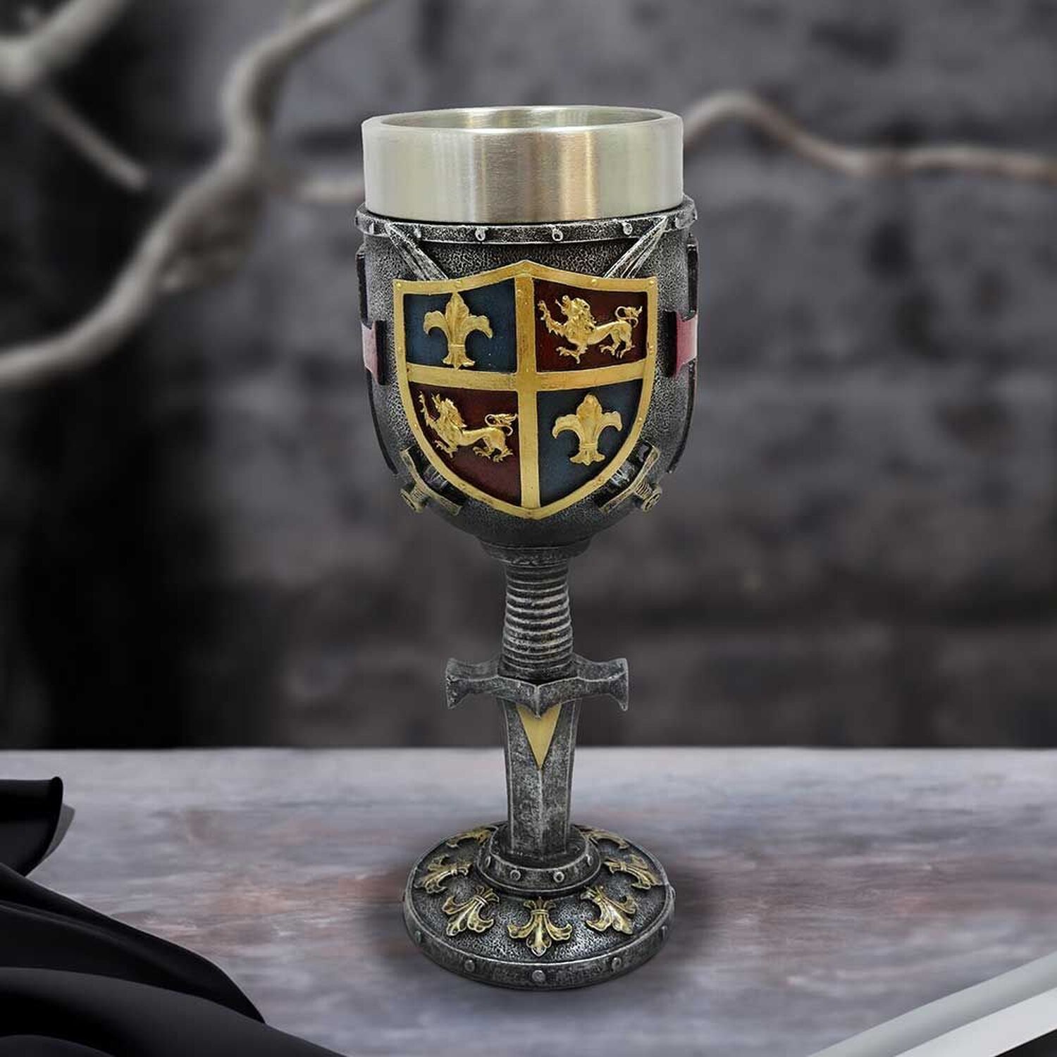 Heraldic Medieval Goblet