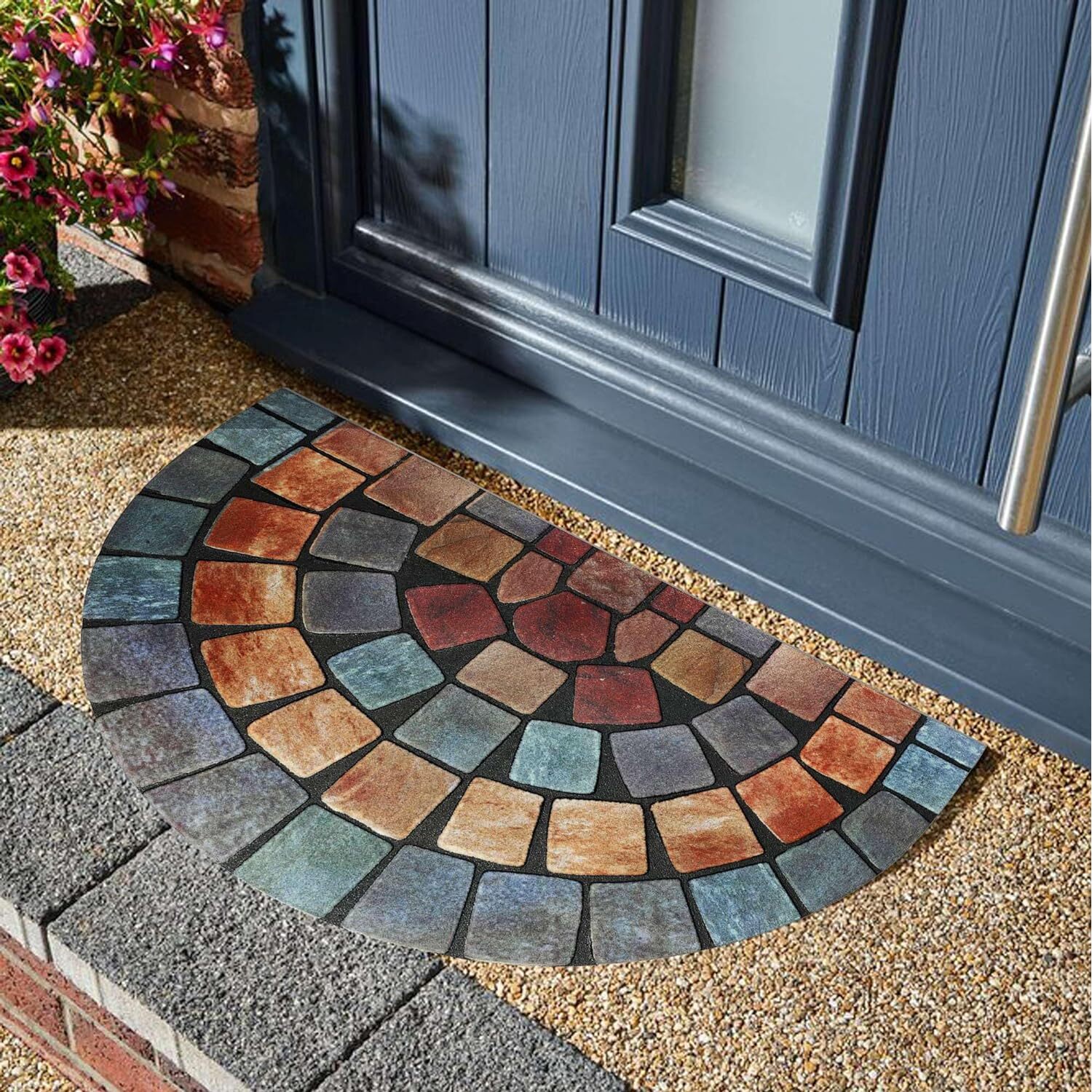 Door Step Decorative Tiled Entrance Door Mat