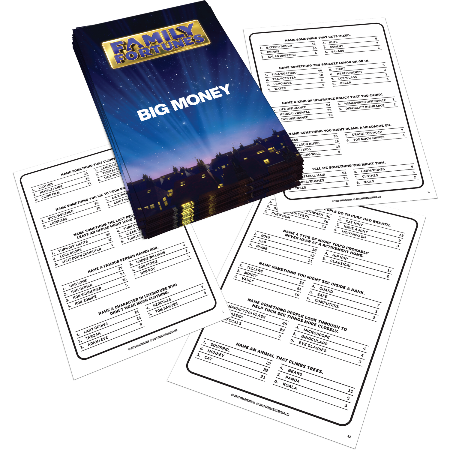 Family Fortunes Game