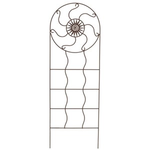 Primrose Aztec Sun Pot Trellis and Plant Support in Rust 91cm